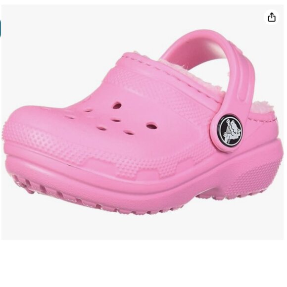 CROCS | Shoes | Crocs Unisexkids Classic Lined Clog Junior 4 Bubblegum ...